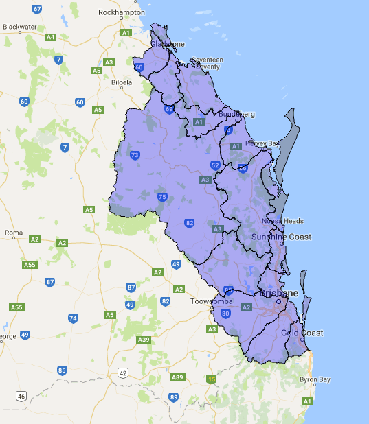 Qld Flood Watch Coastal Catchments Between Gladstone And The Nsw