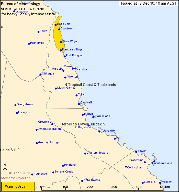 QLD Severe Weather Warning: Heavy to Intense Rainfall - ewn.com.au Alert