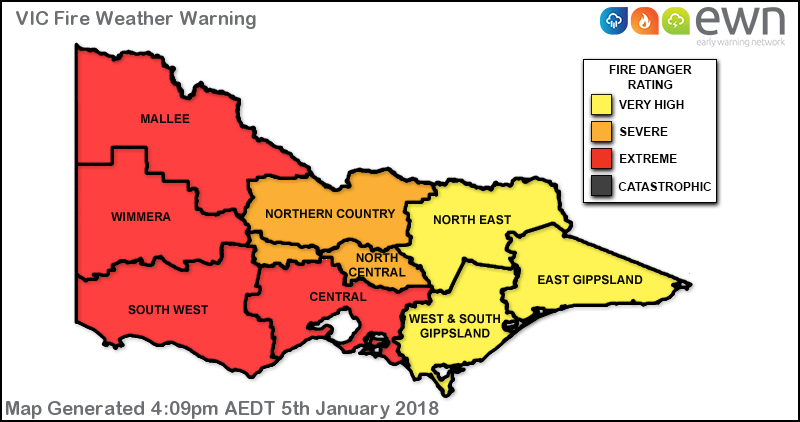 VIC Fire Weather Warning - ewn.com.au Alert