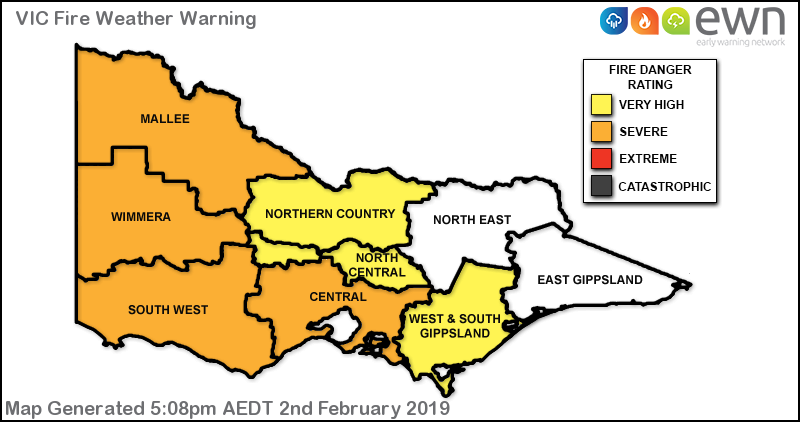 VIC Fire Weather Warning - ewn.com.au Alert