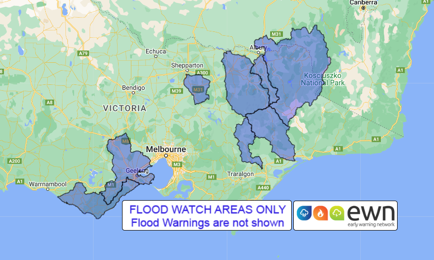VIC Flood Watch: South West and Eastern Victoria - ewn.com.au Alert