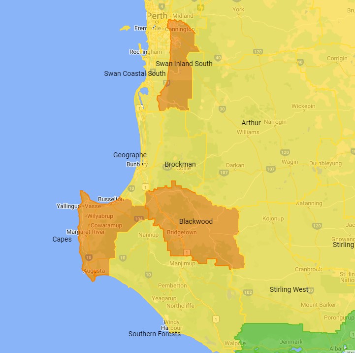 WA Fire Weather Warning - ewn.com.au Alert